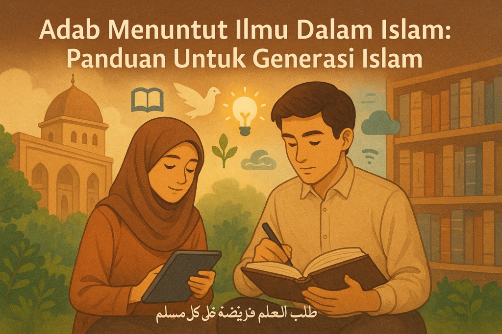 Adab Menuntut Ilmu Dalam Islam : Panduan Untuk Generasi Islam