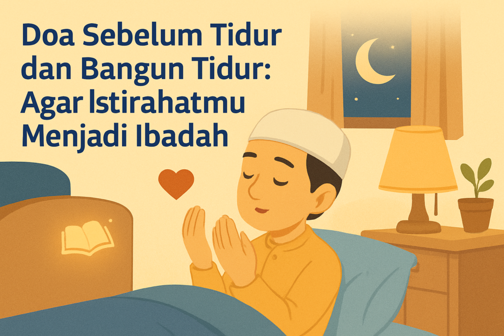 Doa Sebelum Tidur dan Bangun Tidur